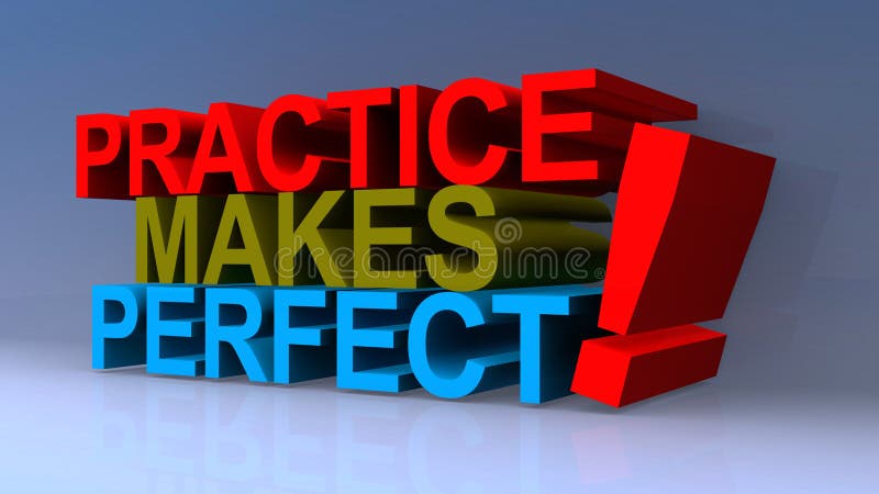 Practice Makes Perfect Bow and Arrow Stock Illustration - Illustration ...