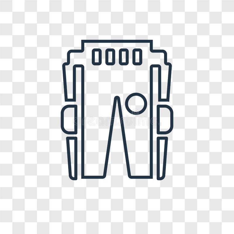 Practice Pants Concept Vector Linear Icon Isolated on Transparent ...