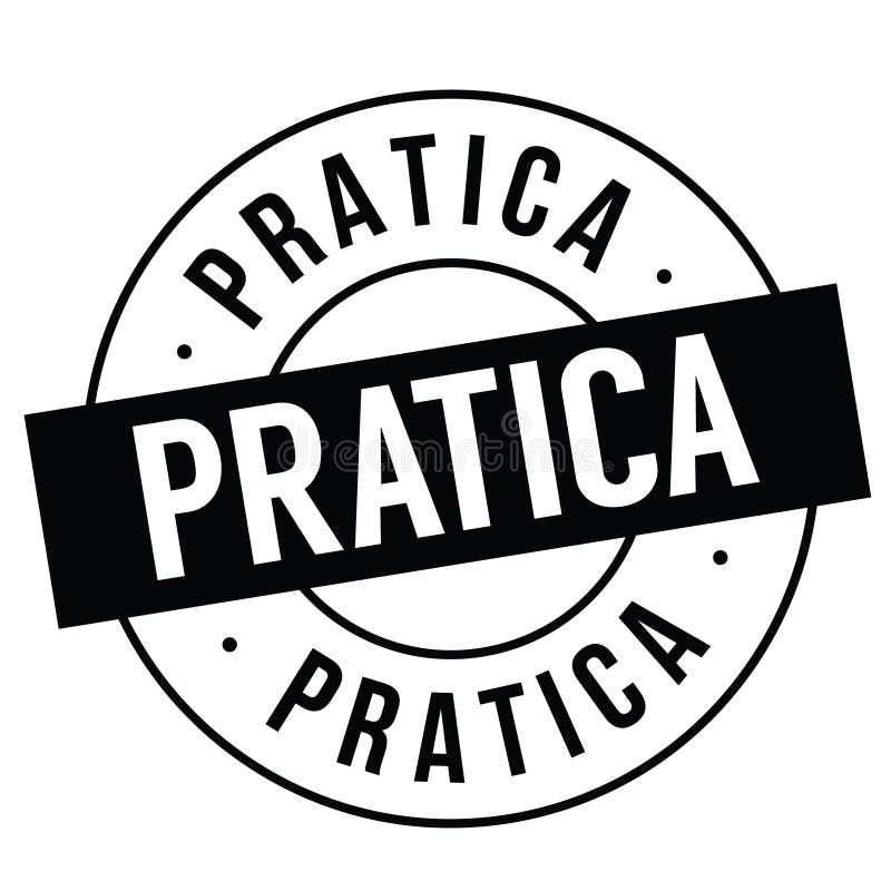 Practice stamp on white stock vector. Illustration of icon - 124297752