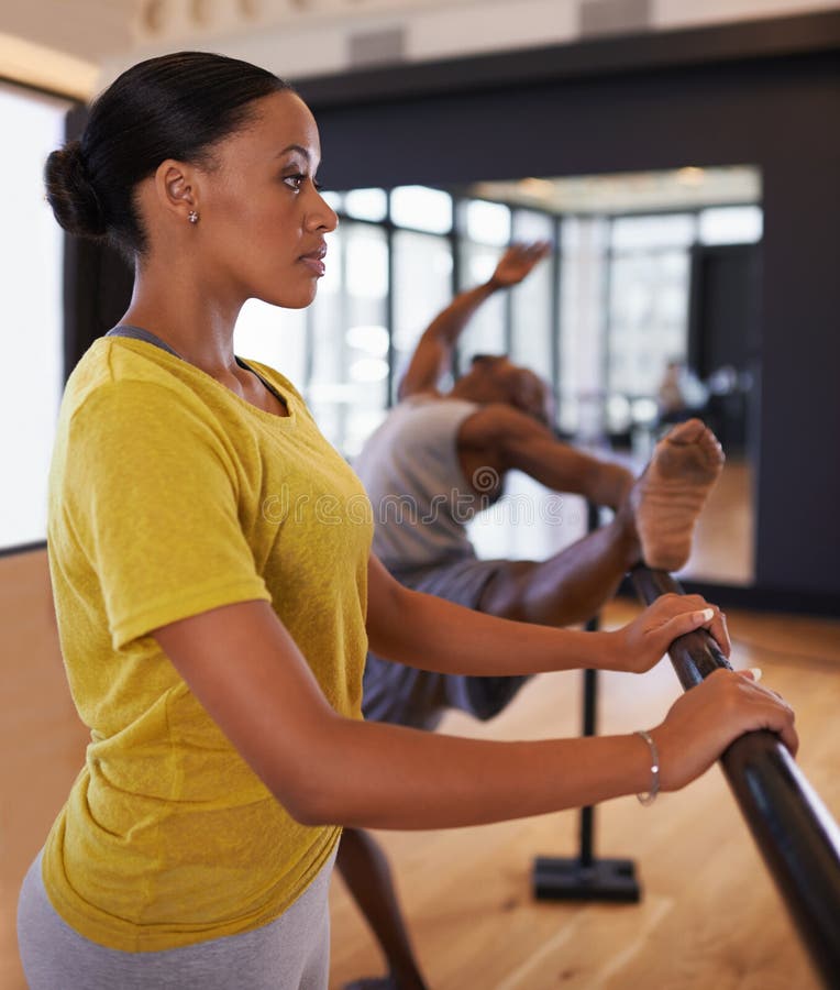 Practice, Studio and Profile of Black Woman in Dance School for ...