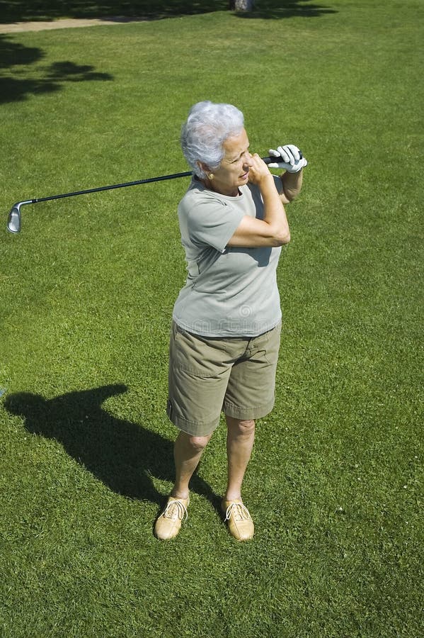 Practicing golf stock image. Image of strength, aiming - 2664729