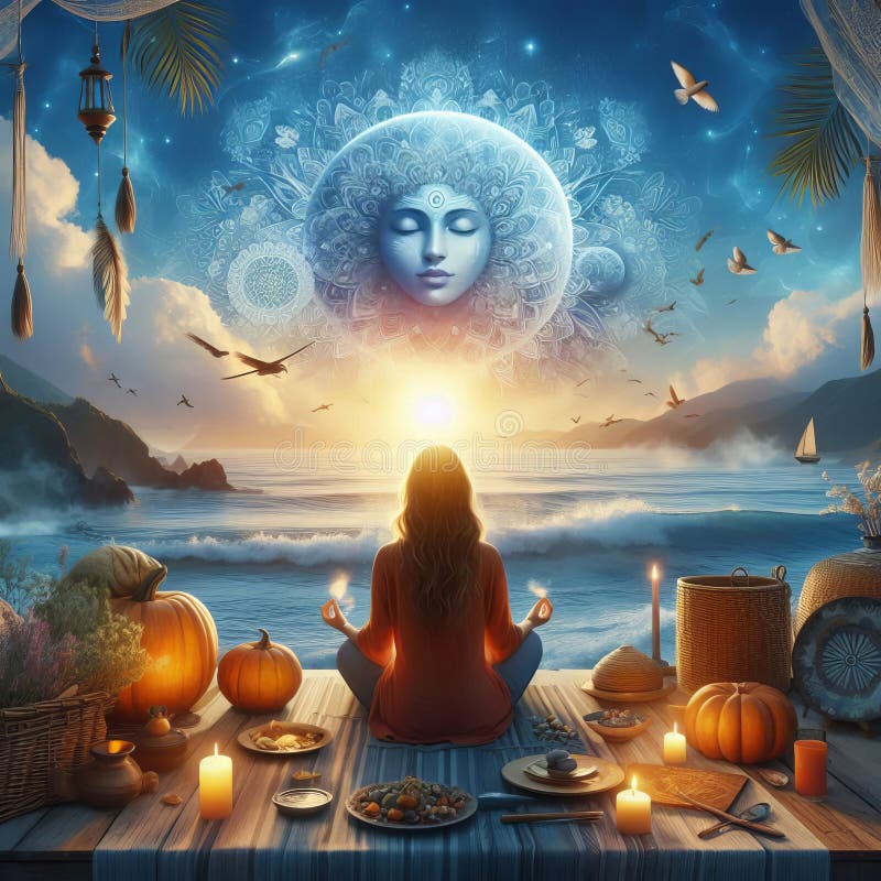 54 106. Practicing daily Rituals, Prayers, and Meditations To C Stock ...