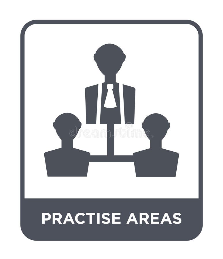 Practise Areas Icon Vector. Trendy Flat Practise Areas Icon from Law ...