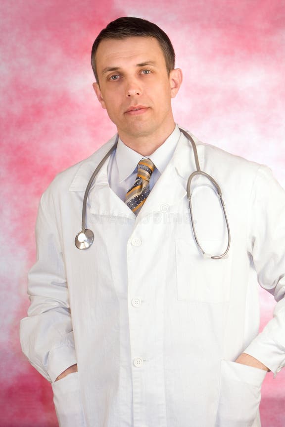 The practising doctor stock image. Image of looking, male - 18746607