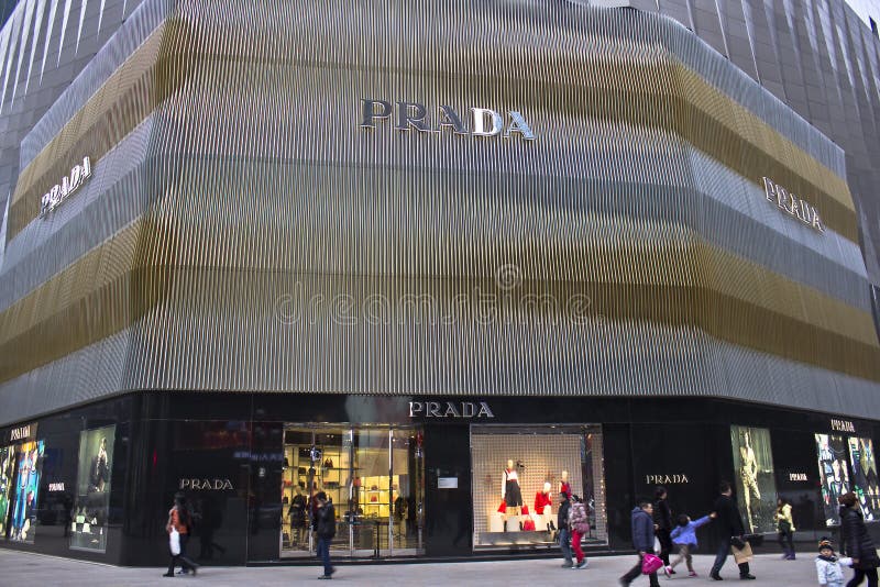 PRADA SHOP editorial photo. Image of address, contact - 43658916
