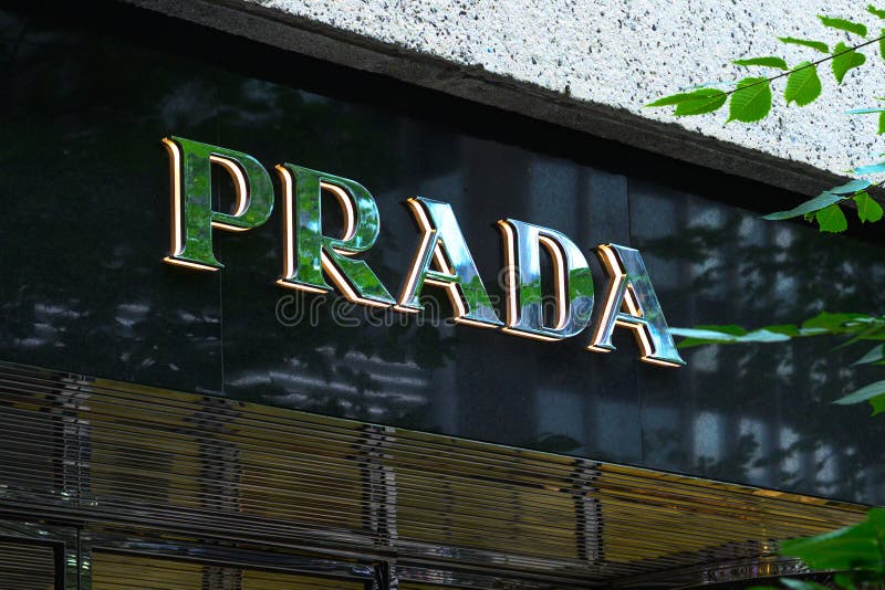 Prada Boutique Store Sign in Toronto Editorial Photography - Image of ...