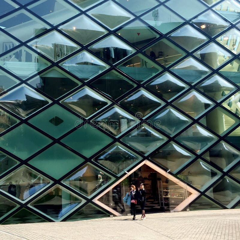 Prada building in Tokyo editorial stock image. Image of facade - 113952824