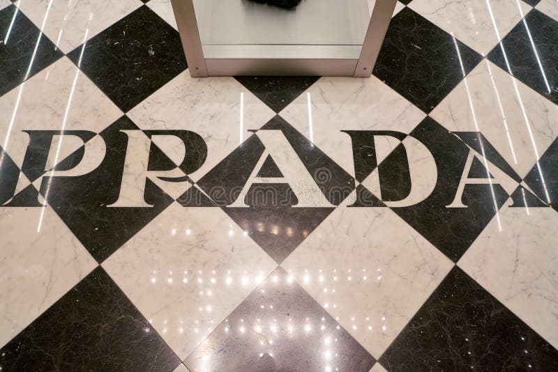 Prada sign editorial stock photo. Image of commerce, prada - 95358283