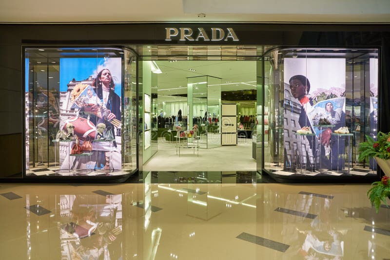 Prada store in Shenzhen editorial stock photo. Image of trade - 294485743