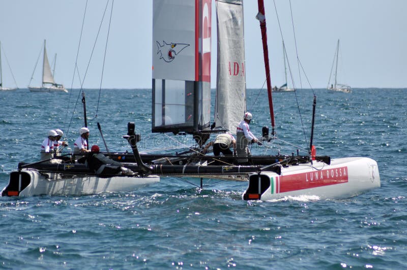 Prada Team editorial photography. Image of sailboat, sail - 24299407