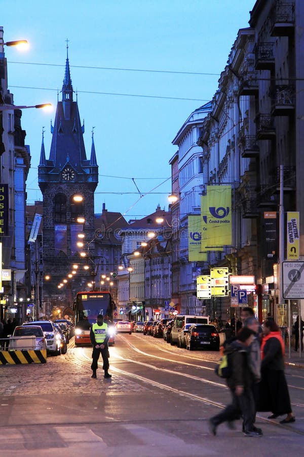 Praga, El Capital De La República Checa Foto editorial - Imagen de ...