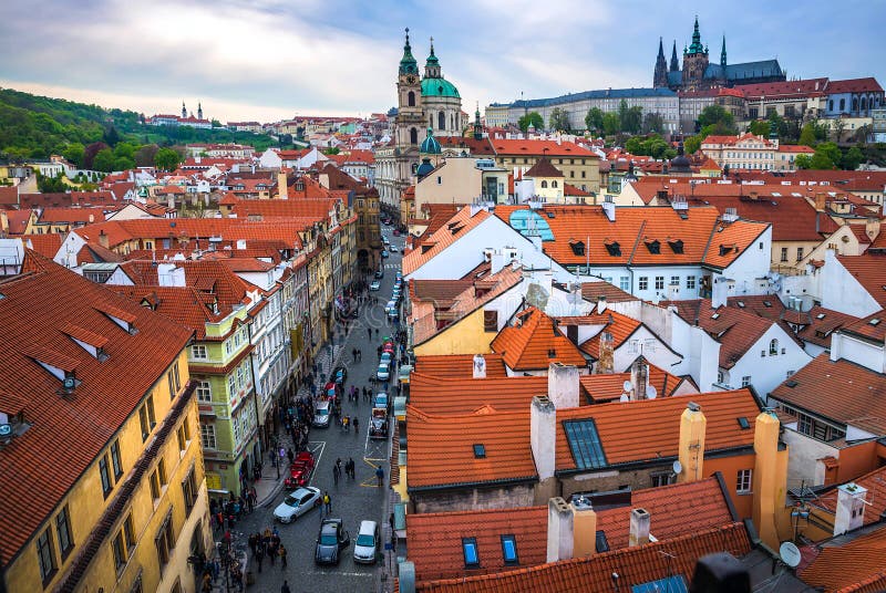 Praga Es El Capital De La República Checa Imagen de archivo editorial ...