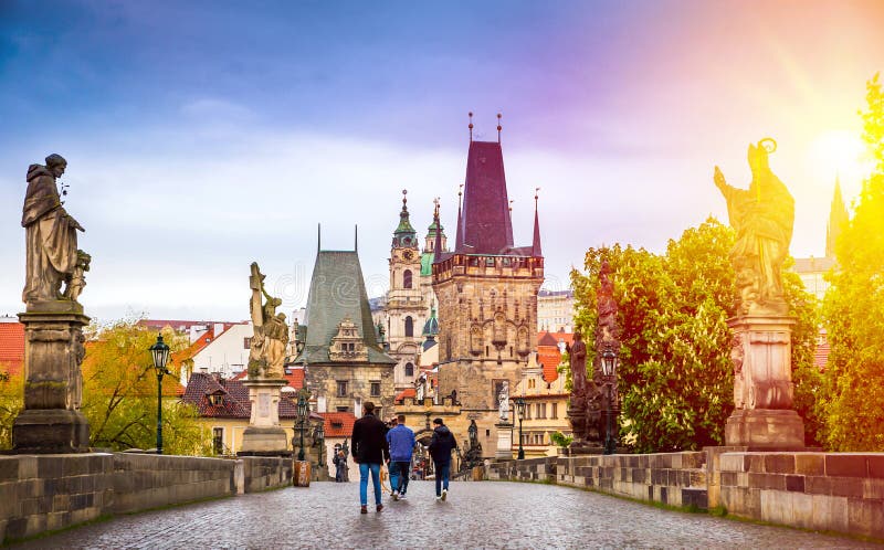 Praga Es El Capital De La República Checa Fotografía editorial - Imagen ...