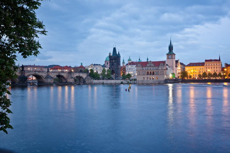 Praga stock image. Image of cathedral, monuments, bridge - 47605461