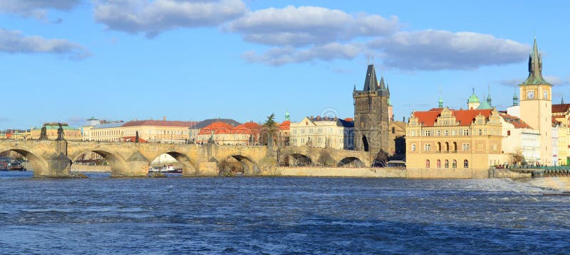 Prague stock image. Image of blue, castle, cloud, building - 29206753