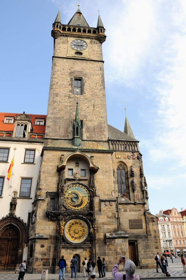The Famous Astronomical Clock, Prague Stock Photo - Image of ...
