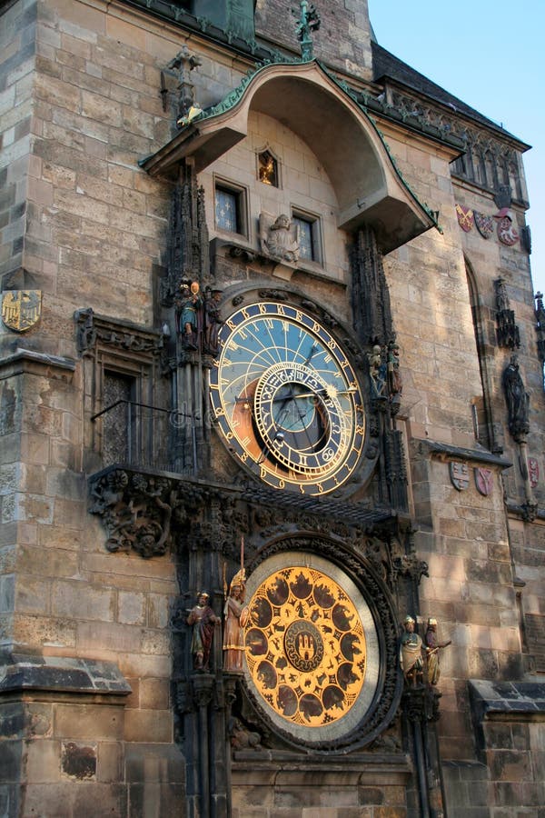 Prague Astronomical Clock 2 Stock Photo - Image of solar, republic: 1248706