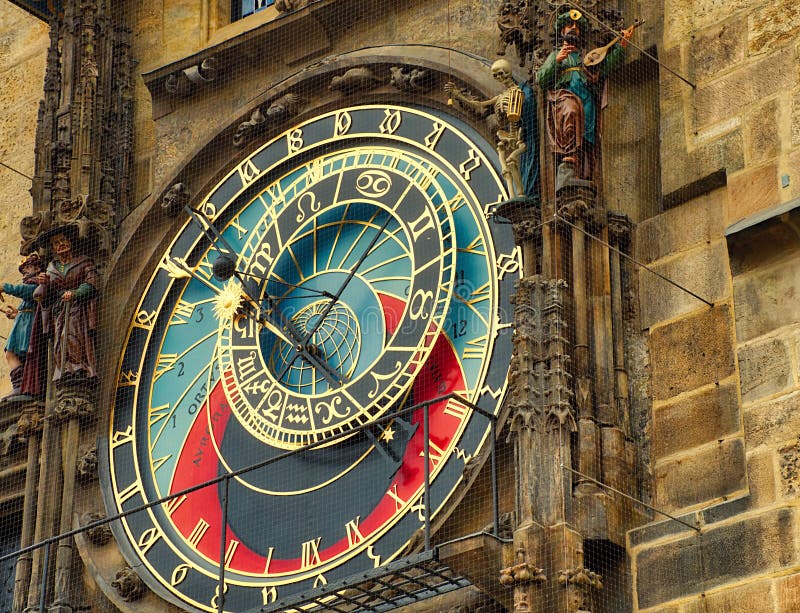 The Prague Astronomical Clock - CZ Stock Image - Image of culture ...