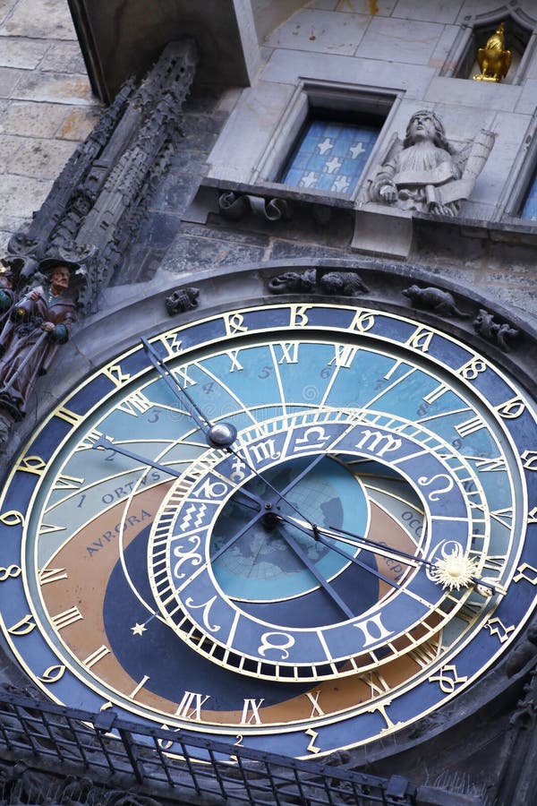 Prague Astronomical Clock Tower Stock Photo - Image of gothic, praha ...