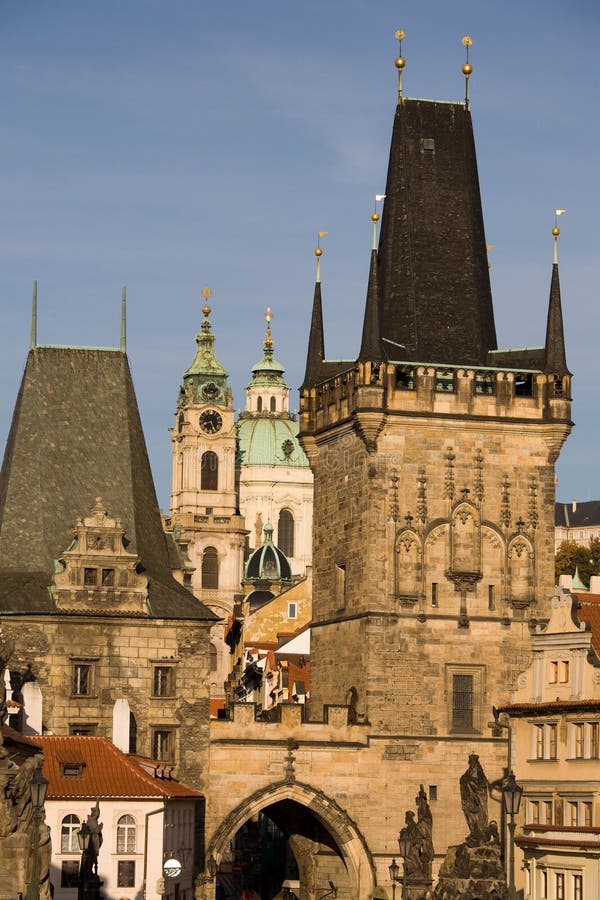 Prague Bridge Towers Picture. Image: 6636221