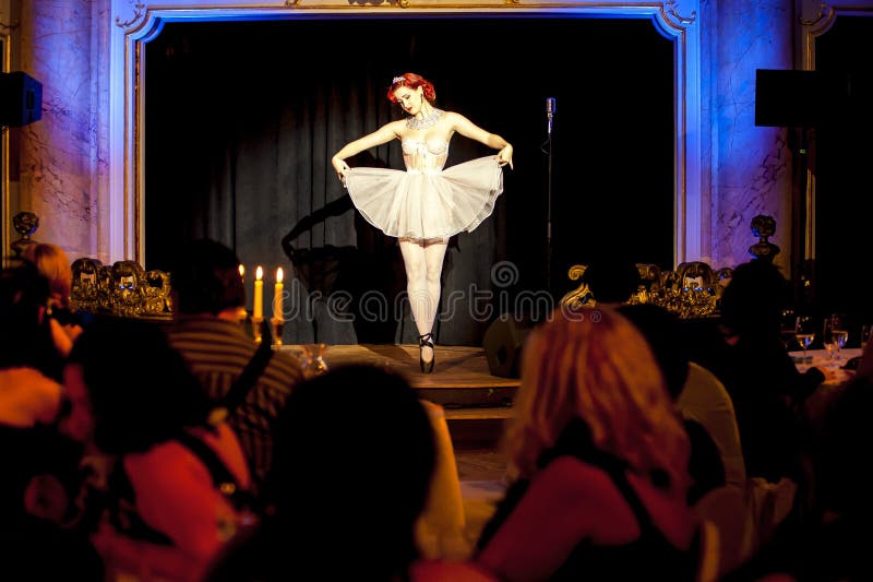 Prague Burlesque Performance Show Editorial Photo - Image of prague ...