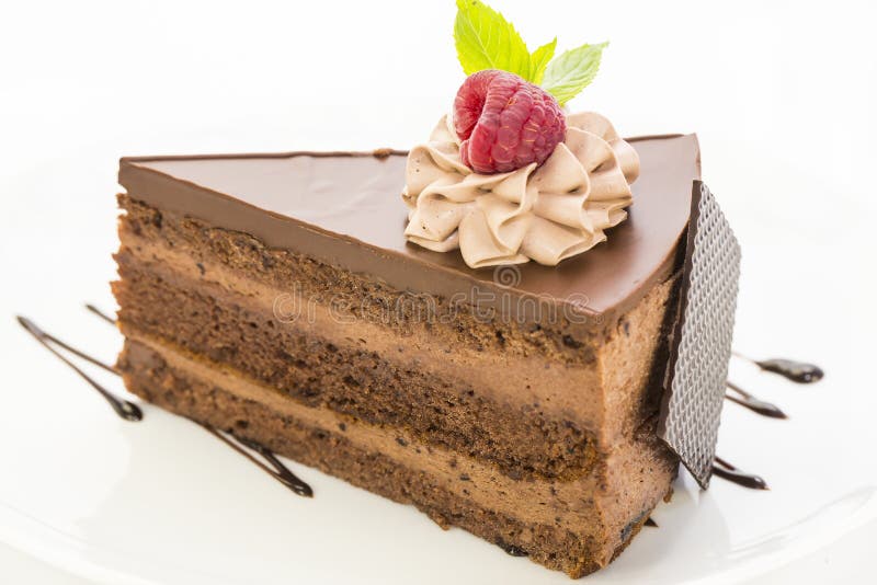 Prague cake stock image. Image of berry, food, delight - 70548811