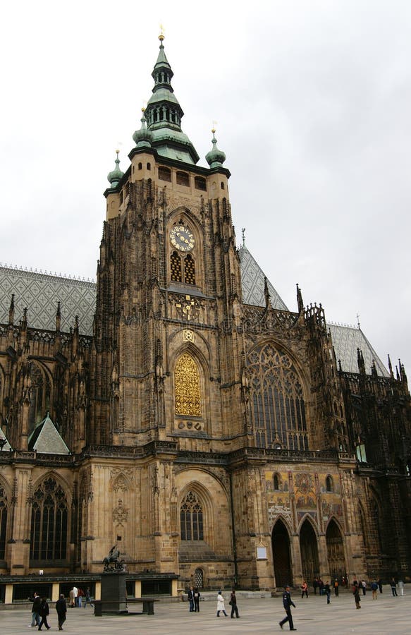 Prague. Basilica of St. George at Prague Castle Editorial Image - Image ...