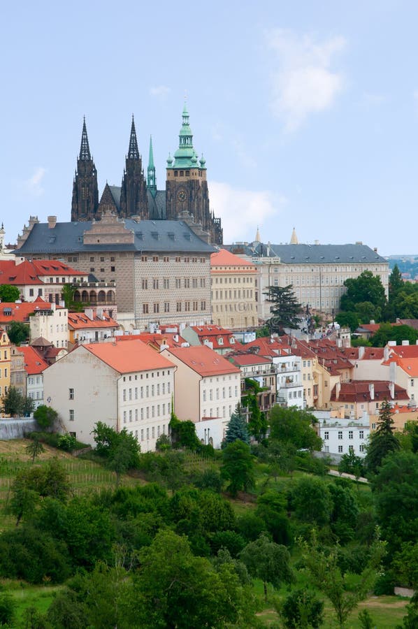 Prague Castle, Czech Republic Stock Image - Image of medieval, history ...