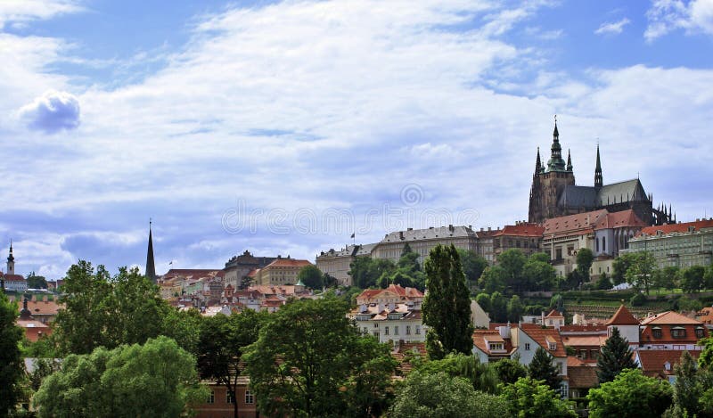The Prague Castle in Czech Republic Stock Photo - Image of prague ...