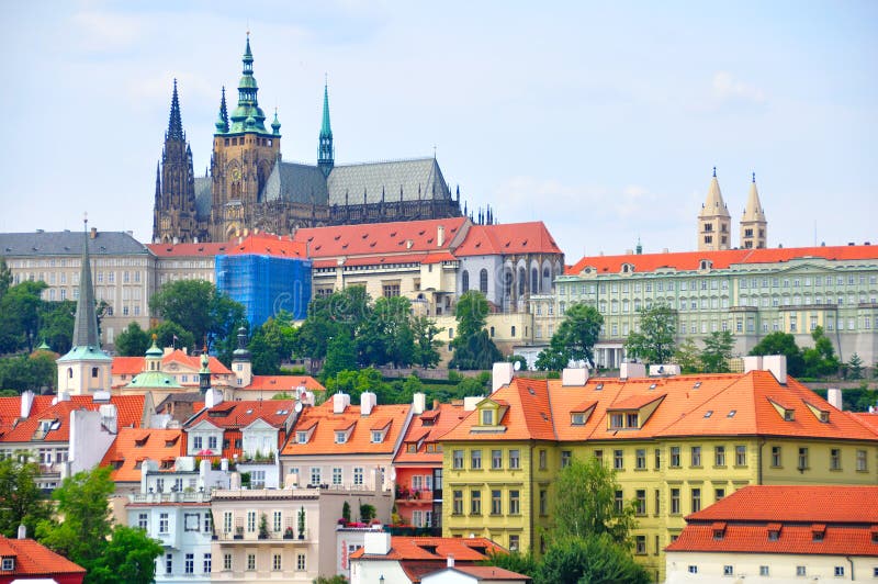 Prague Castle, Czech Republic Stock Image - Image of history ...