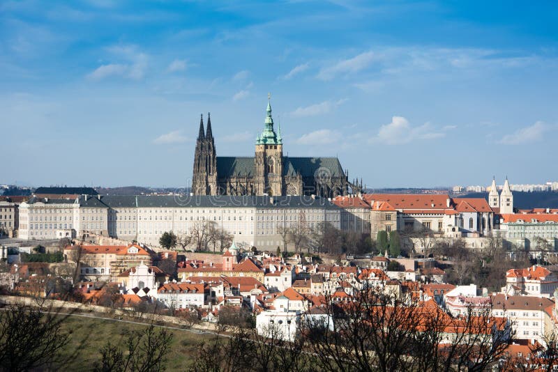 Prague Castle, Czech Republic Stock Image - Image of hradcany ...