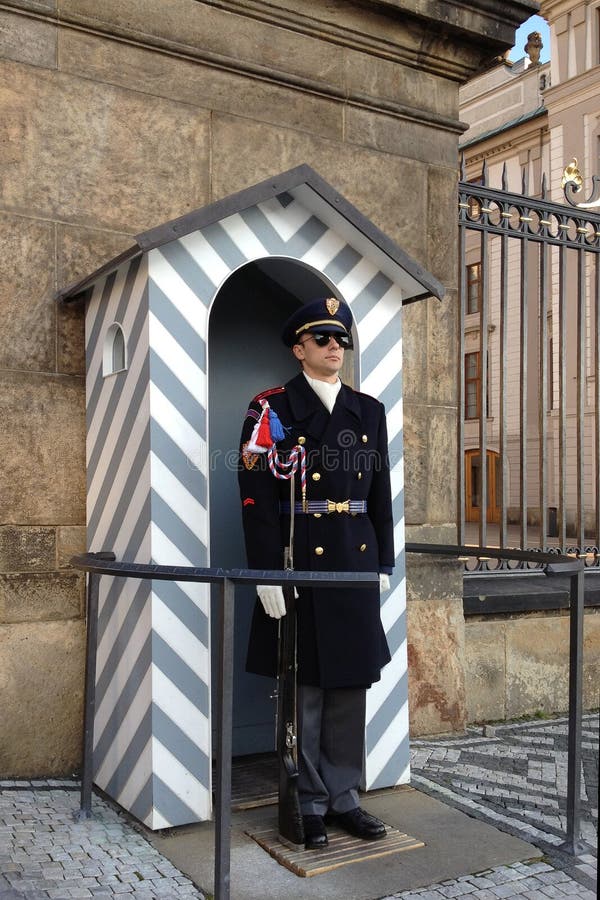 Prague castle guard editorial photo. Image of military - 66338841