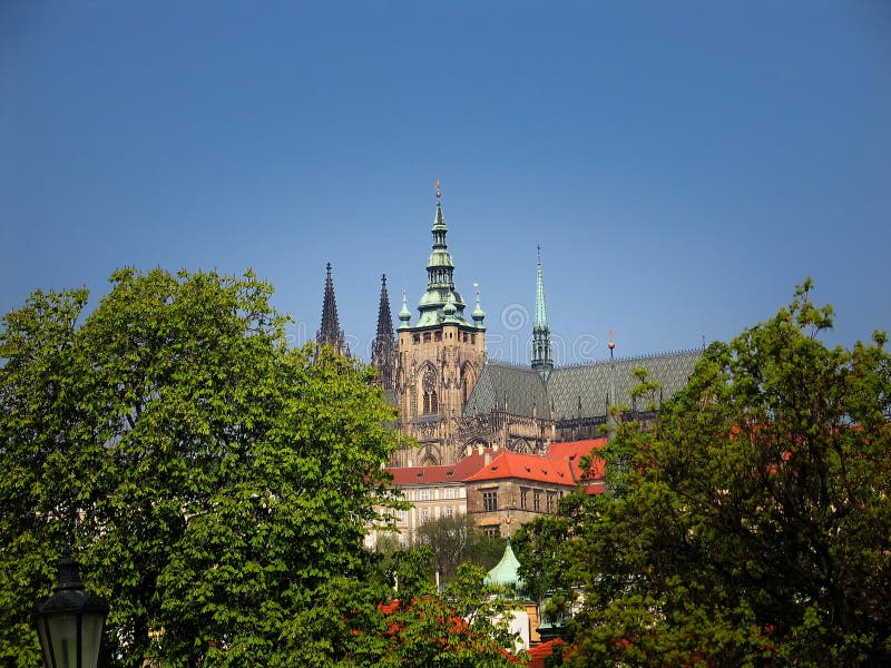 Prague Castle - Spring View From Charles Bridge Picture. Image: 727030