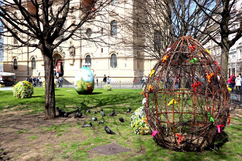 Easter in Europe editorial stock photo. Image of panorama - 116654473