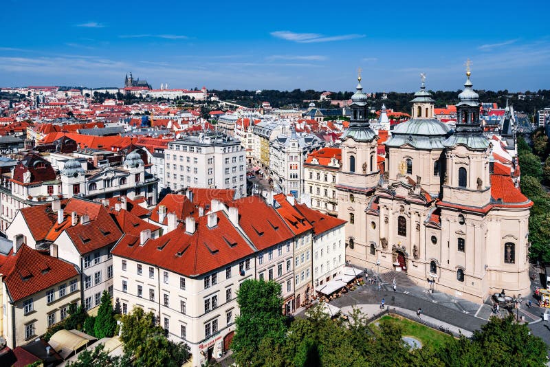 Prague City editorial stock image. Image of cityscape - 181246044