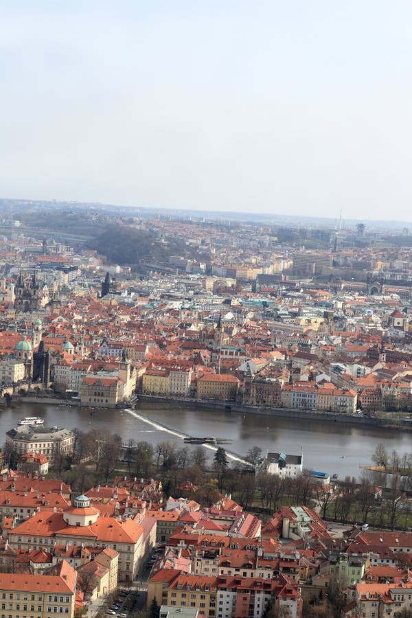 Prague city view in spring stock photo. Image of outdoor - 43143852