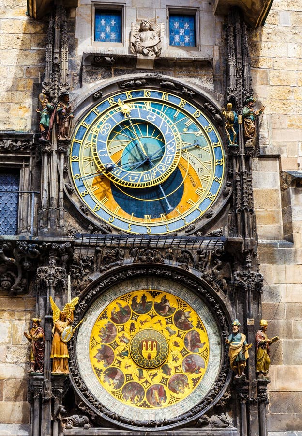 Prague Clock stock photo. Image of travel, republic, czech - 43456292