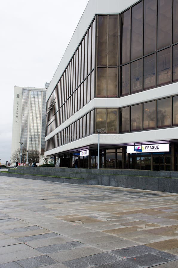 Prague Conference Centre from Outside Editorial Photography - Image of ...