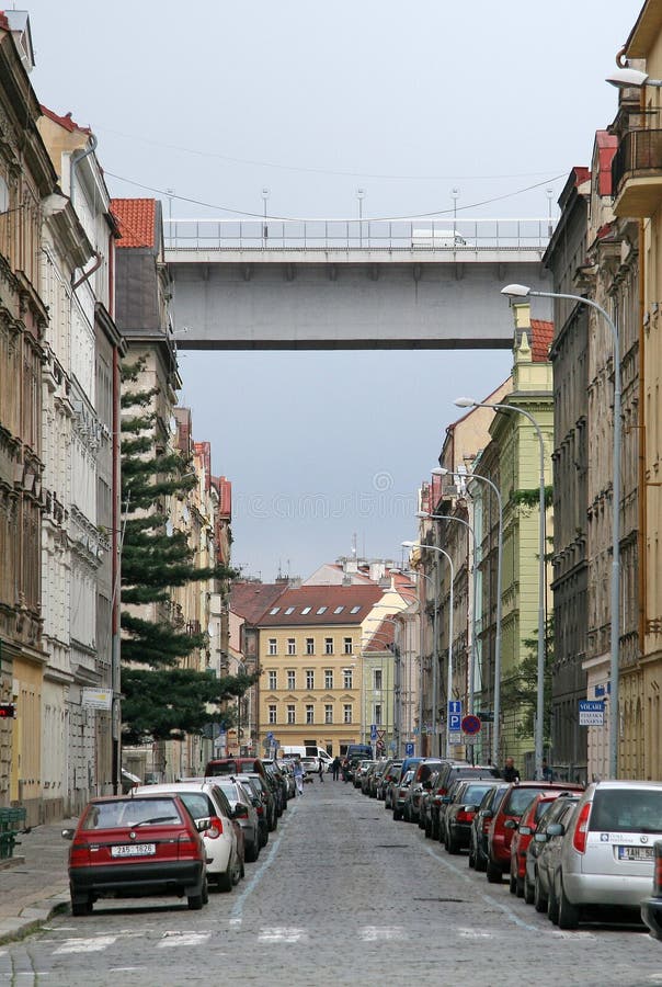 Nusle Bridge in Prague - Concrete Viaduct in Prague, Passing Over the ... Nusle Bridge in Prague - Concrete Viaduct in Prague, Passing Over the ...
