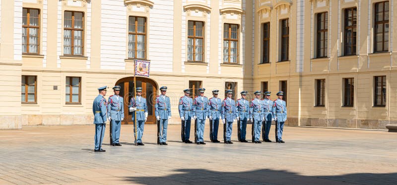 Prague - Czech Republic - Ceremonial Changing of the Guard at the ...