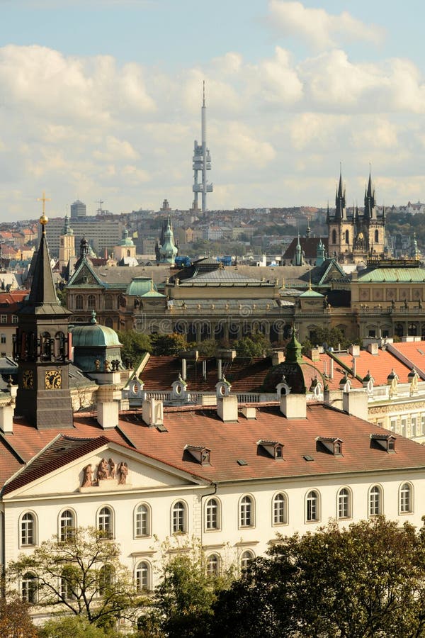 Prague stock photo. Image of city, fall, background, autumn - 45918600