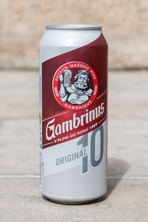 Gambrinus beer and brewery editorial stock image. Image of logo - 107453149