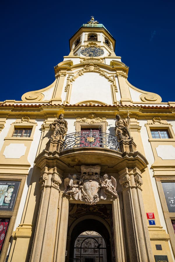 Prague, Czech Republic - March 31, 2023. Building of Loreta Editorial ...