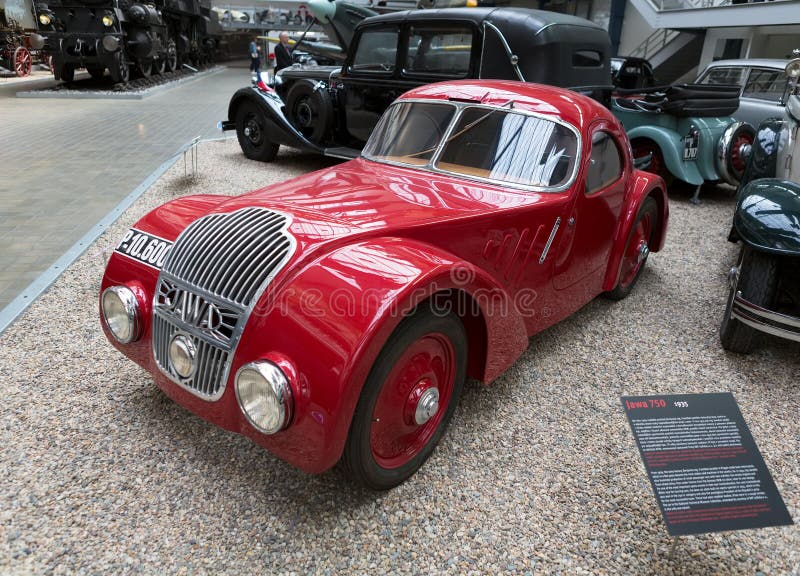 PRAGUE, CZECH REPUBLIC - MAY 2017: Car Java 750 1934 Year,in Nat ...