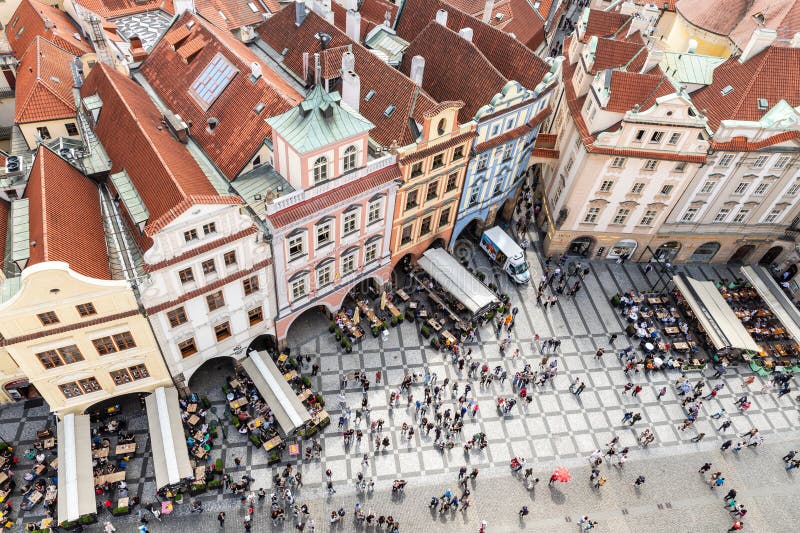 View of the Old Town Square from the Observation Platform of the Old ...
