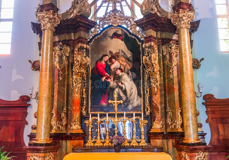 Chapter Hall of Strahov Monastery, Prague, Czech Republic Editorial ...