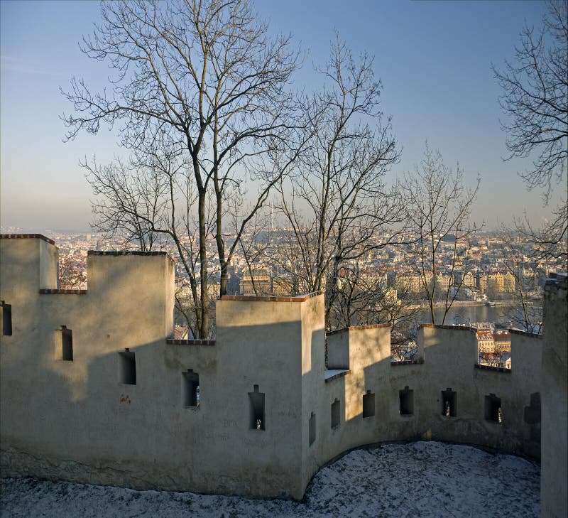 Prague - the Hunger Wall at Petrin Hill Stock Photo - Image of hill ...