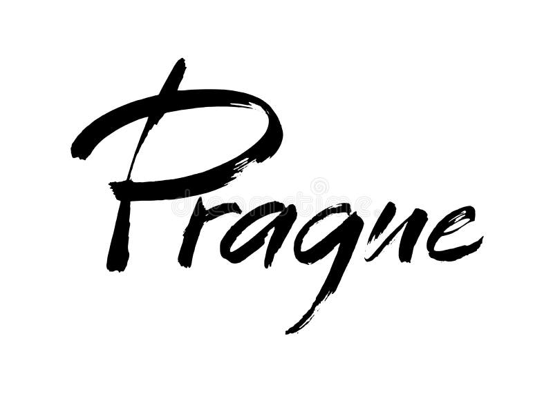 Prague Lettering Stock Illustrations – 483 Prague Lettering Stock ...