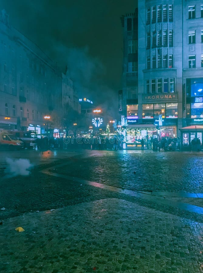 Night city view stock image. Image of neon, cityscape - 165967979