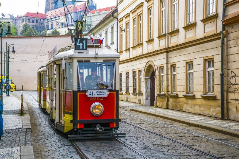 Old Prague in Summer with Tram, Czech Republic Editorial Photo - Image ... Old Prague in Summer with Tram, Czech Republic Editorial Photo - Image ...